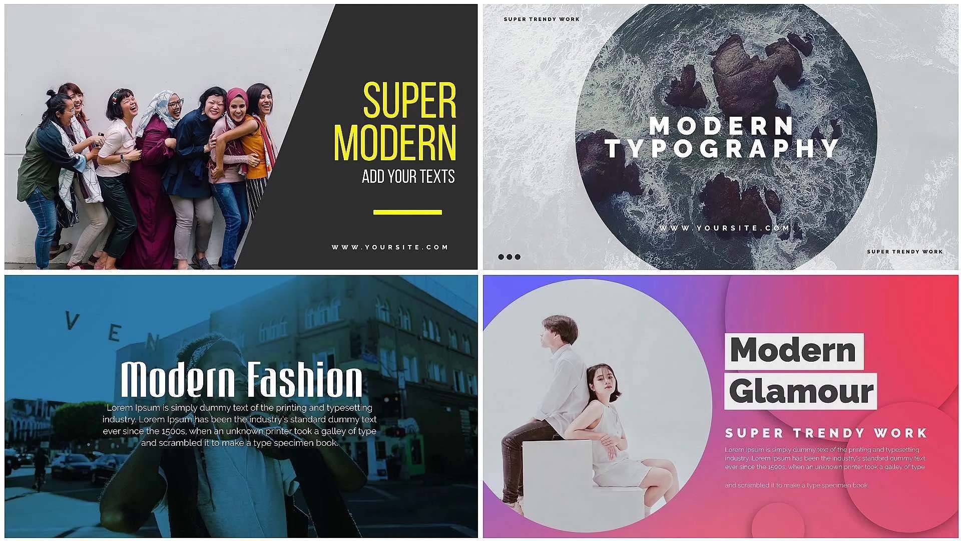 پروژه افتر افکت مجموعه اسلایدشو - نگارینو مارکتِ گرافیکِ دیجیتال